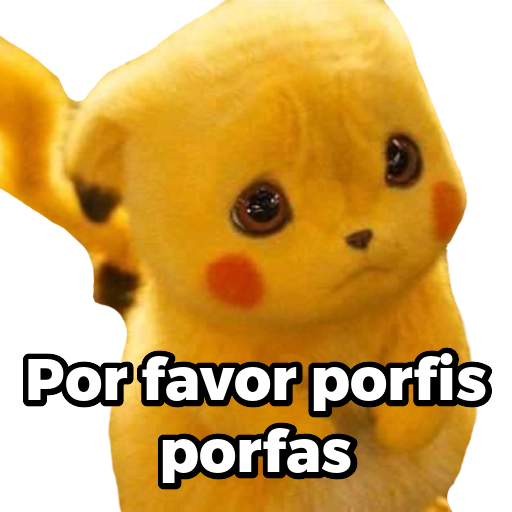 Por favor porfis porfas Sticker de WhatsApp - DescargarStickers