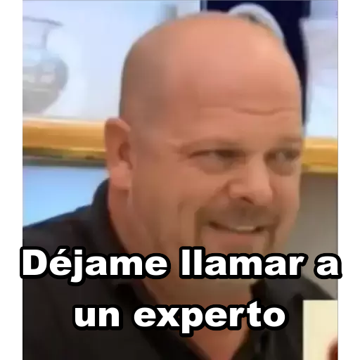 Déjame llamar a un experto Sticker de WhatsApp - DescargarStickers