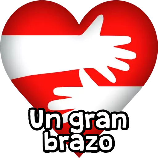 Un gran brazo Sticker de WhatsApp - DescargarStickers