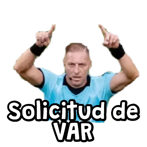Sticker Solicitud de VAR PNG - DescargarStickers