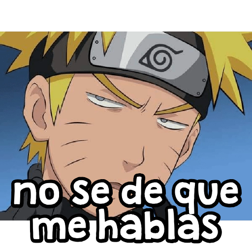 No se de que me hablas Sticker de WhatsApp - DescargarStickers