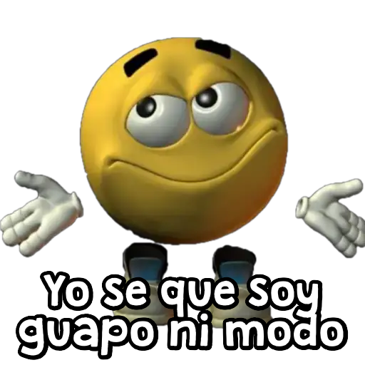 Yo se que soy guapo ni modo Sticker de WhatsApp - DescargarStickers