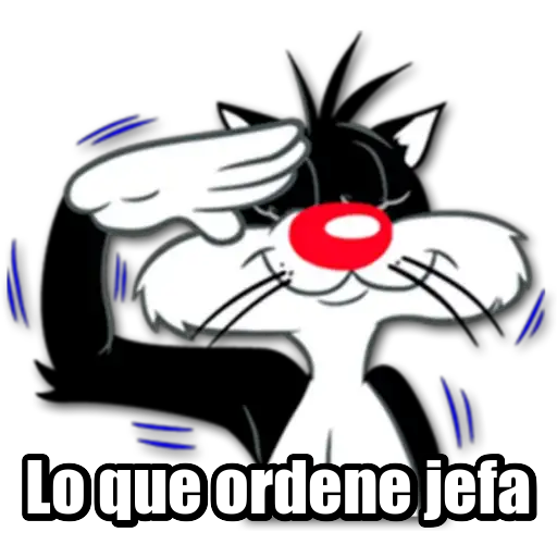 Lo que ordene jefa Sticker de WhatsApp - DescargarStickers