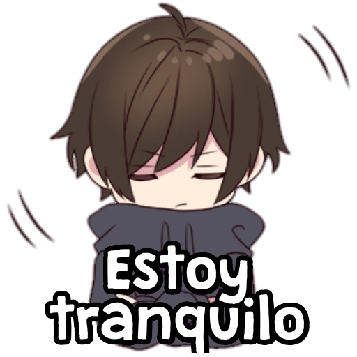 Estoy tranquilo Sticker de WhatsApp - DescargarStickers