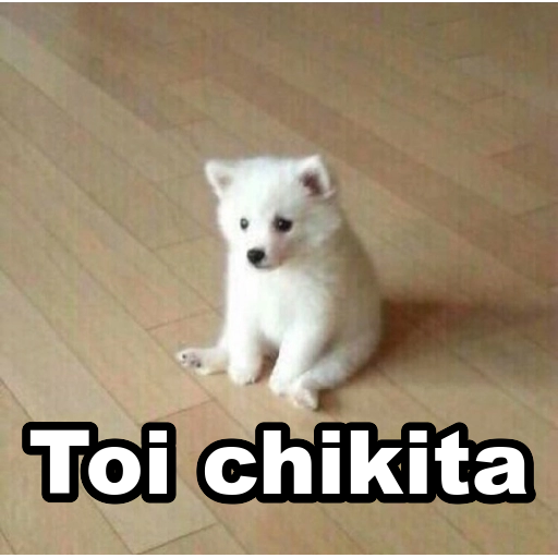 Toi chikita Sticker de WhatsApp - DescargarStickers