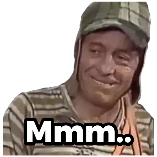 Sticker Mmm.. PNG - DescargarStickers