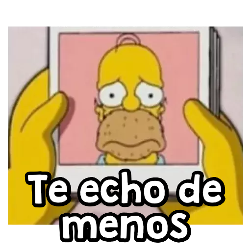 Te echo de menos Sticker de WhatsApp - DescargarStickers
