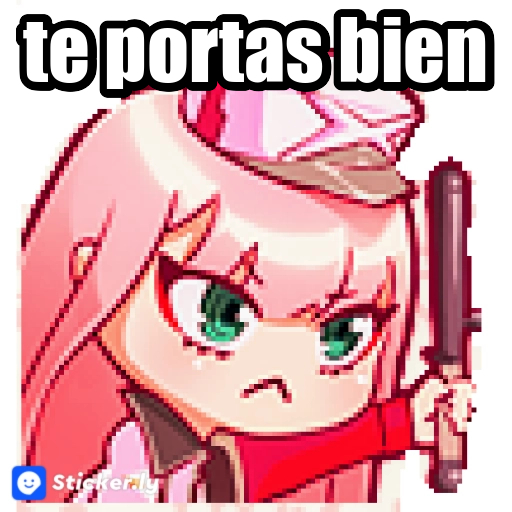 Te portas bien Sticker de WhatsApp - DescargarStickers