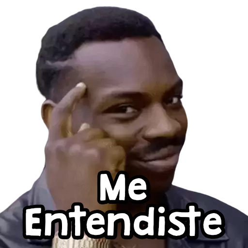 Me Entendiste Sticker de WhatsApp - DescargarStickers