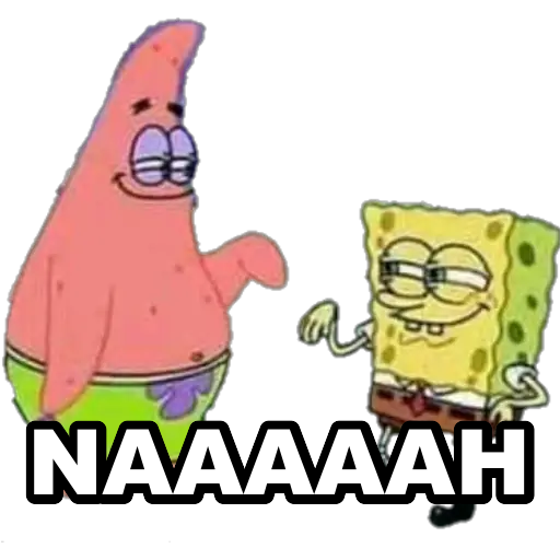 NAAAAAH Sticker de WhatsApp - DescargarStickers