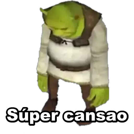 Súper cansao Sticker de WhatsApp - DescargarStickers