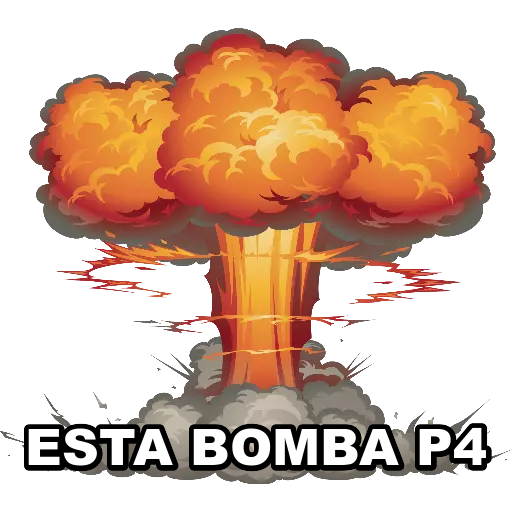 ESTA BOMBA P4 Sticker de WhatsApp - DescargarStickers